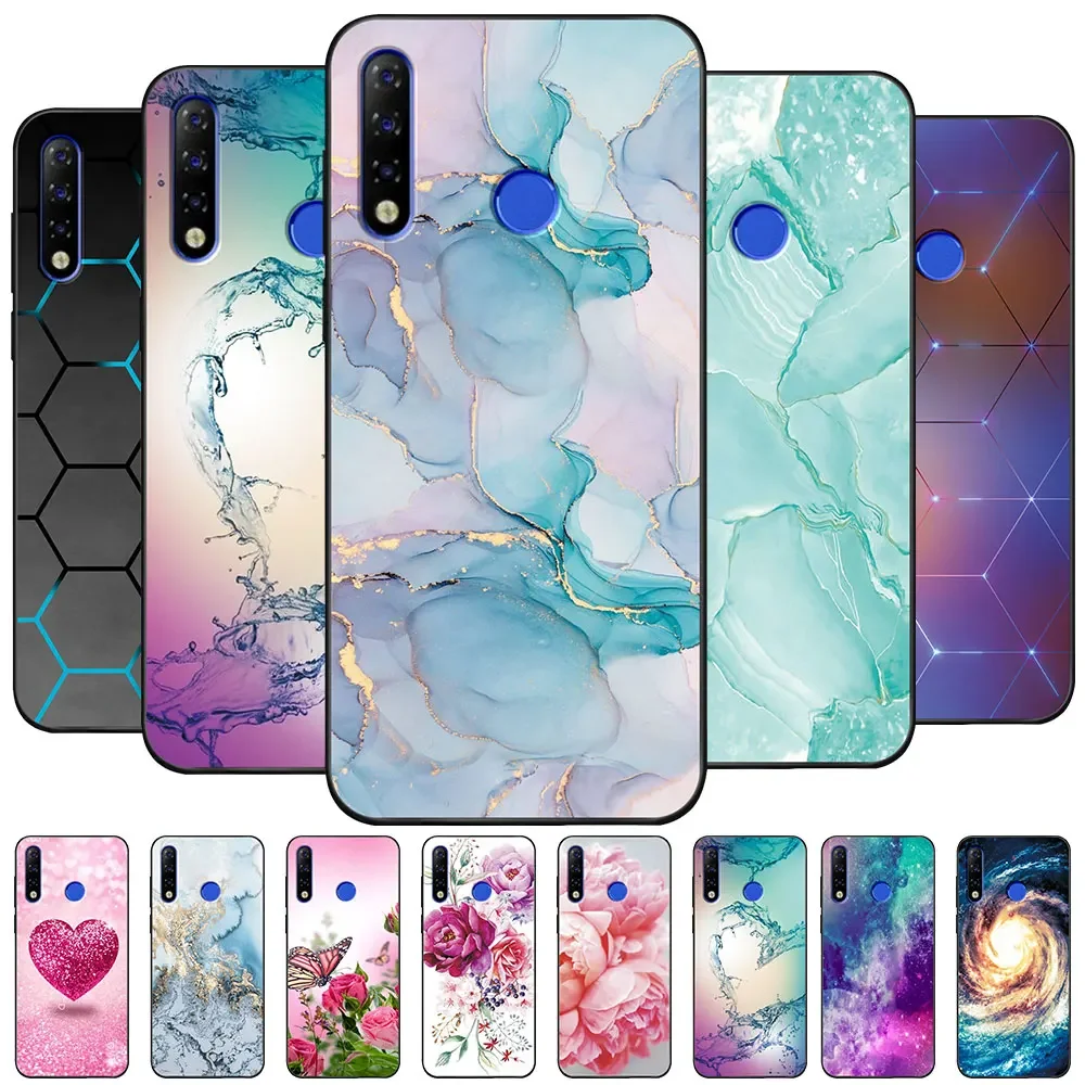 For-Tecno-Spark-4-Case-Camon-12-6-52-TPU-Soft-Silicone-Fashion-Phone ...