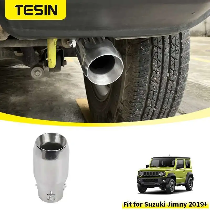 TESIN Car Tail Exhaust Tip Pipes Education Pipe Muffler for Suzuki ...
