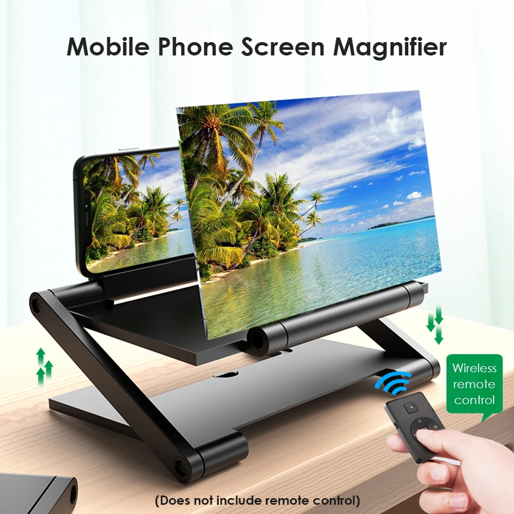 8inch 3D HD Cell Phone Screen Amplifier Folding Mobile Phone Magnifying ...
