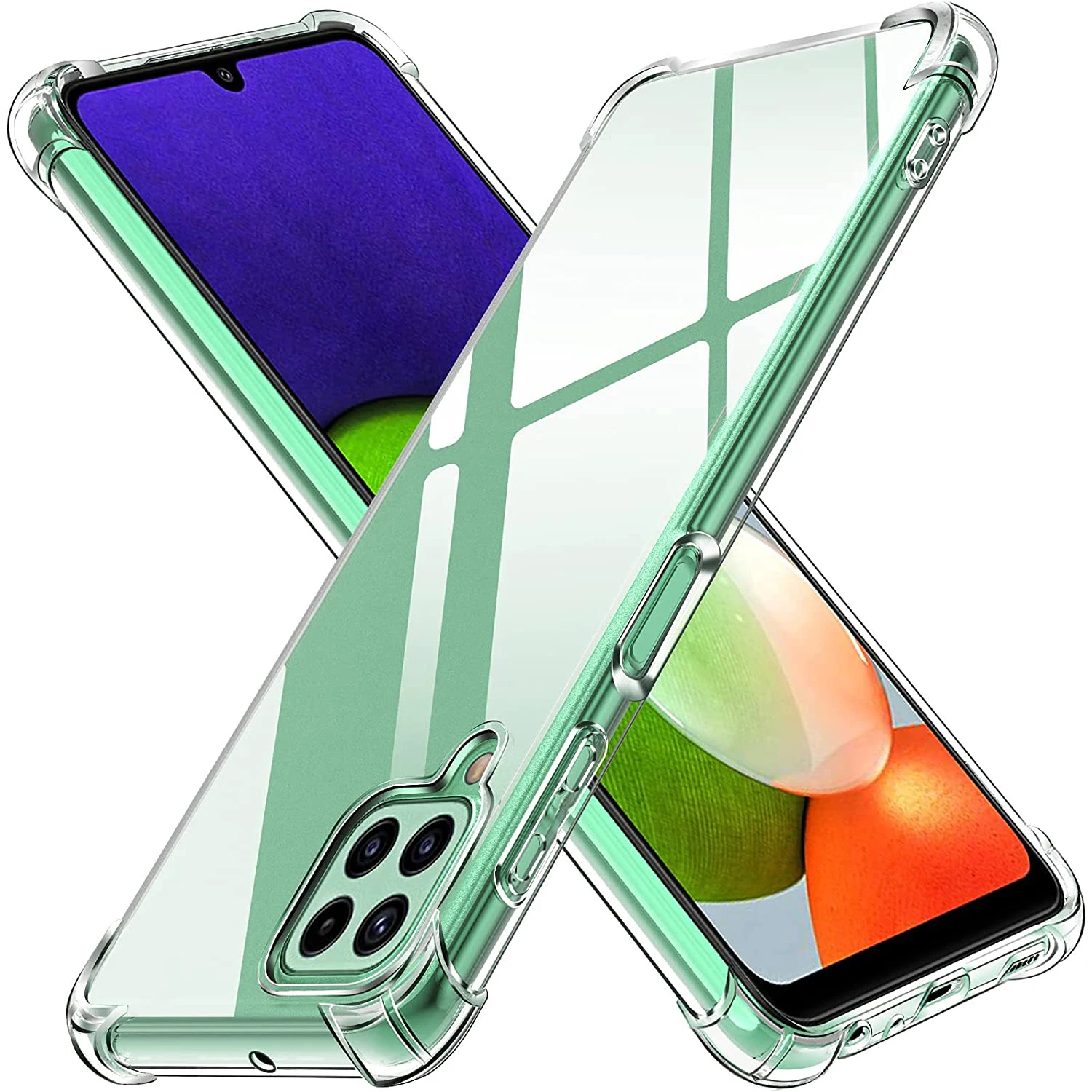Transparent-silicone-case-For-Samsung-M32-M-32-4G-Clear-Soft-Back-Cover ...