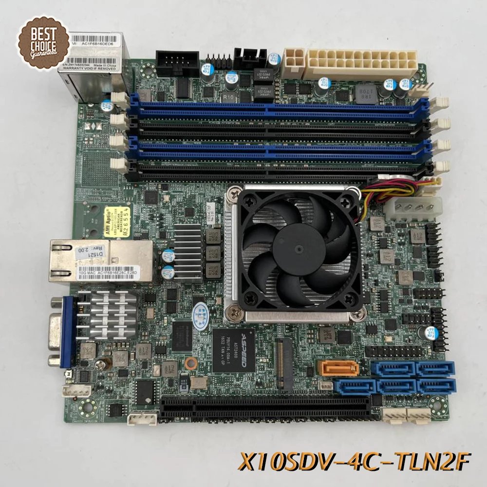 For-SUPERMICRO-MBD-X10SDV-4C-TLN2F-X10SDV-4C-TLN2F-Intel-Xeon-D-1521 ...