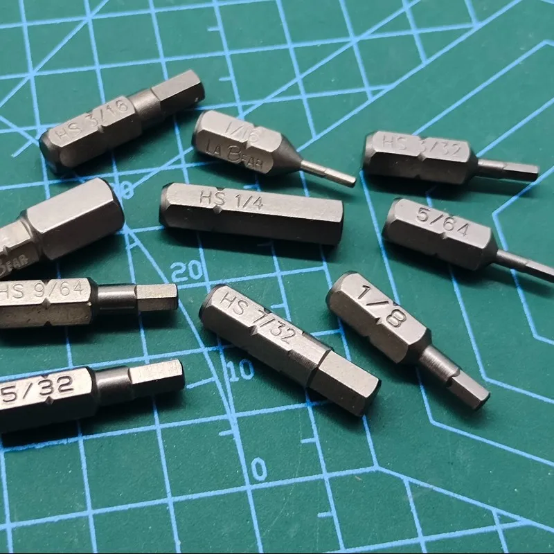 16 Hex Screwdriver Bits | Allen Bit Screwdriver | Hex Shank Screwdriver ...