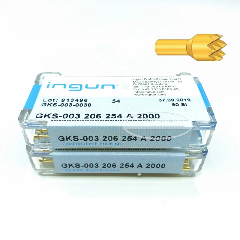 INGUN-50pcs-set-Test-Needle-GKS003206254A2000-GKS003206254A3000-Spring ...