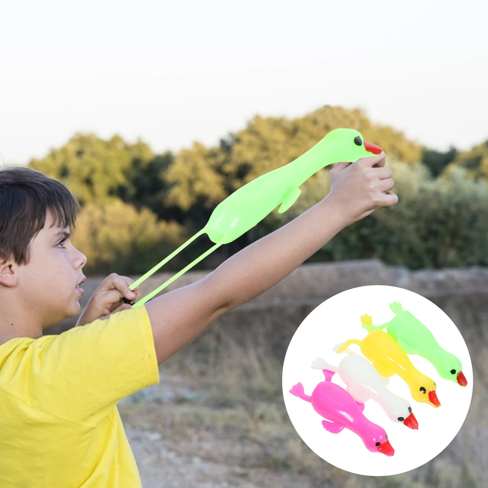 10-Pcs-Finger-Flick-White-Goose-Toy-Party-Favor-Aldut-Toys-Animals ...