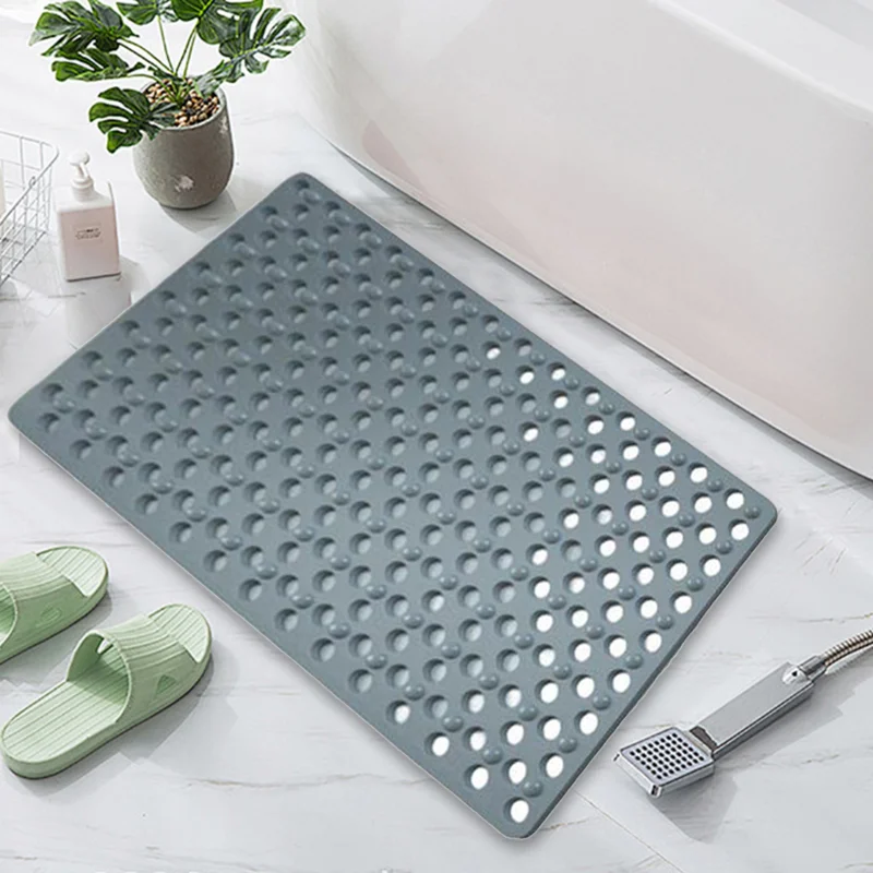 Anti Slip Bath Mat Foot Massage Bath Mat Silicone Foot Scrubber Shower ...