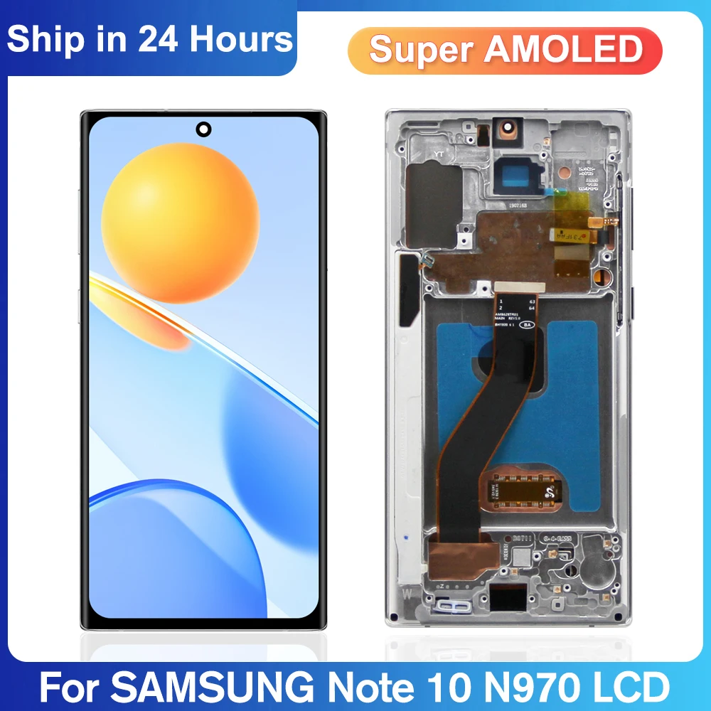 AMOLED LCD For SAMSUNG Note 10 LCD SM-N970F, SM-N970U Display Touch ...