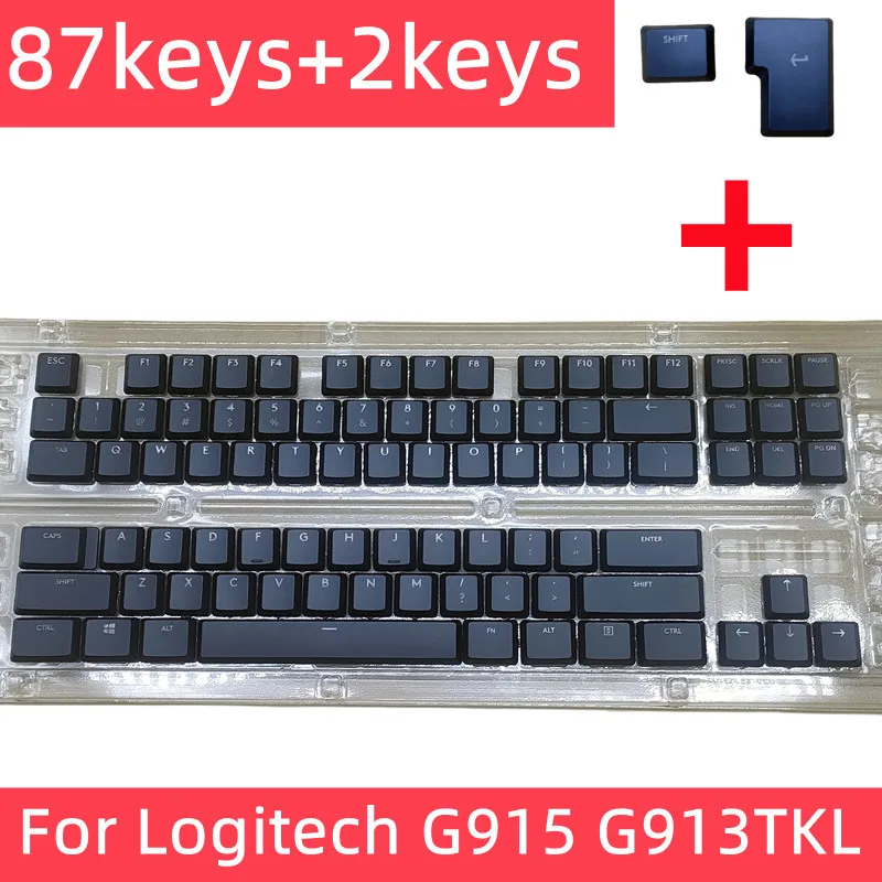 A-full-set-G915-TKL-87-Key-Caps-Black-Keycaps-for-Logitech-G813-G913 ...