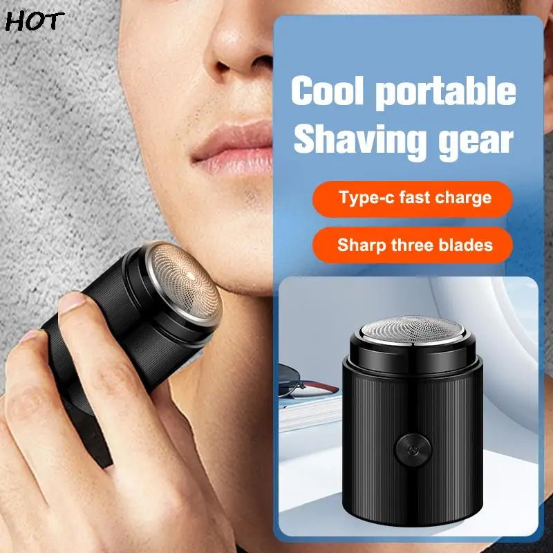Mini Electric Shaver Razors For Men USB Rechargeable Electric Razor ...