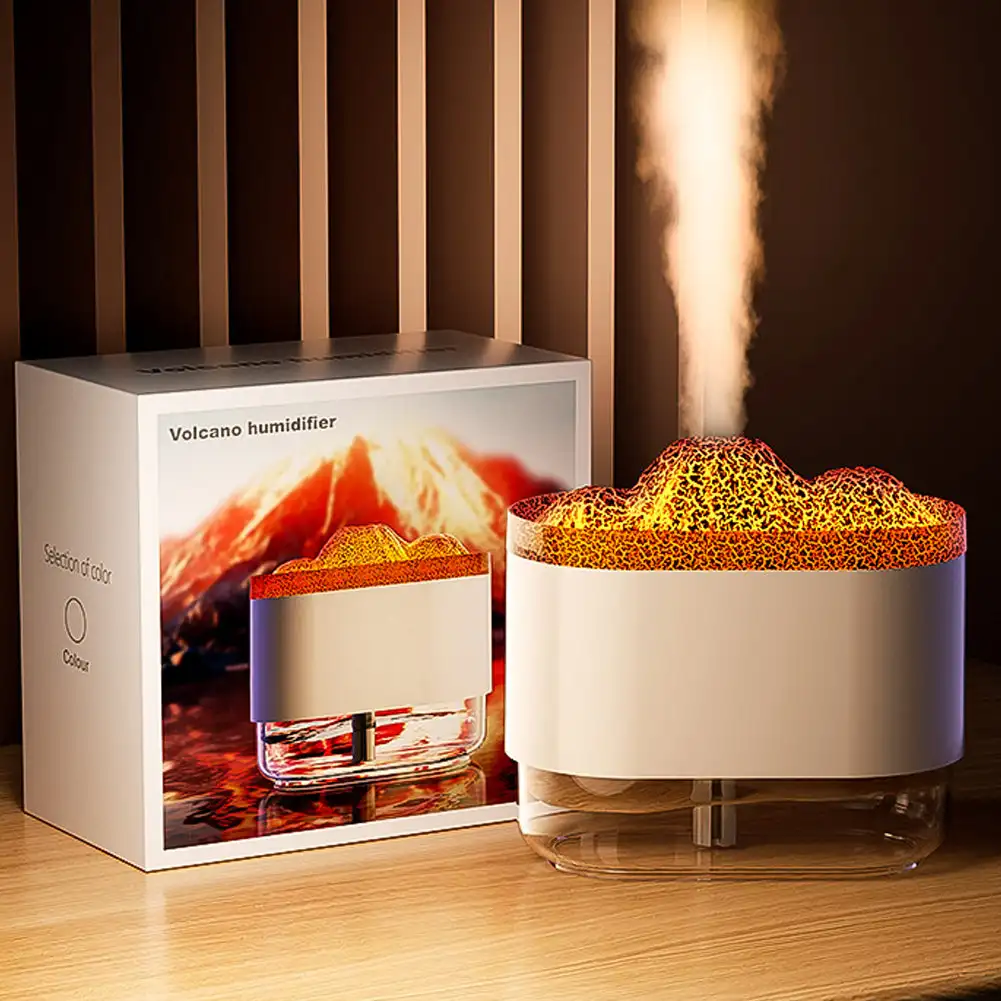 Mini-Humidifier-Crack-Volcano-Humidifier-Spray-Machine-Usb-Small-Silent ...