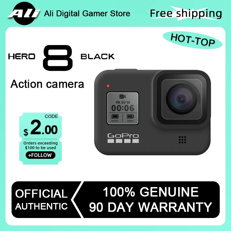 GoPro-hero-8-Black-stable-4K-video-12MP-photo-portable-1080p-live ...