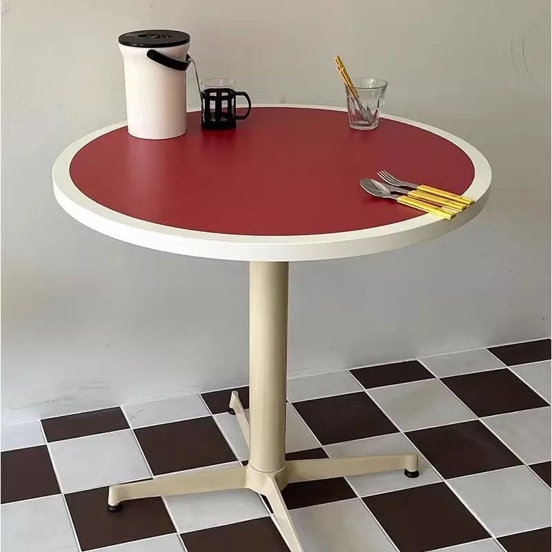 Chea-Wea-Korea-Ins-Style-Designer-Two-Color-Round-Dining-Table ...