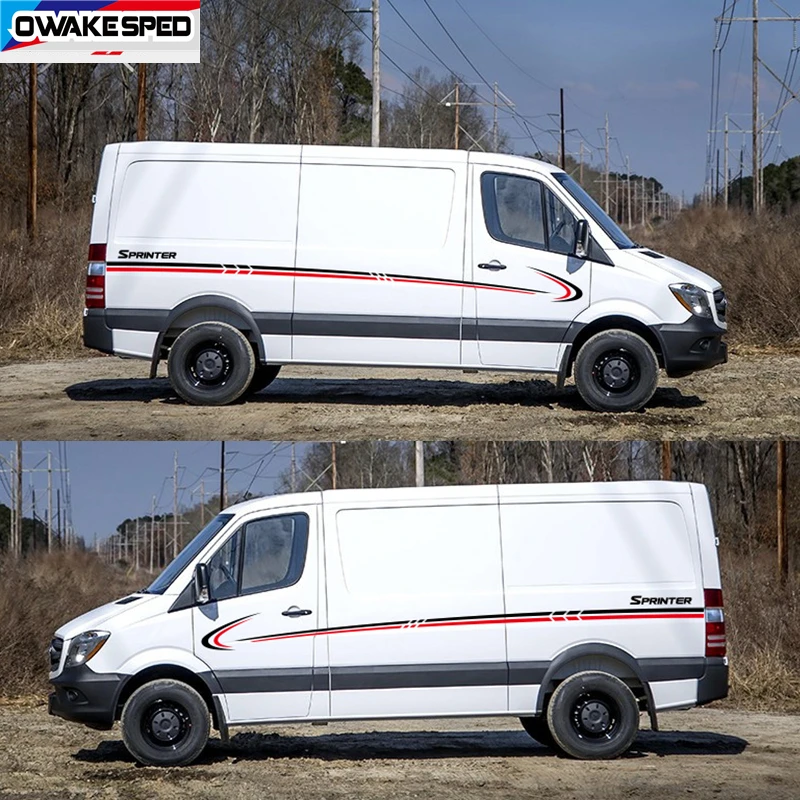 Car Decal For Mercedes Benz Sprinter DIY Motorhome Stripes Graphics ...