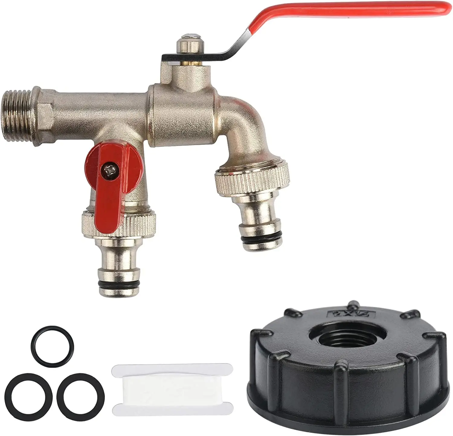 Garden Courtyard Outdoor Antifreeze Faucet DN25 DN20 One-in-two-out All ...