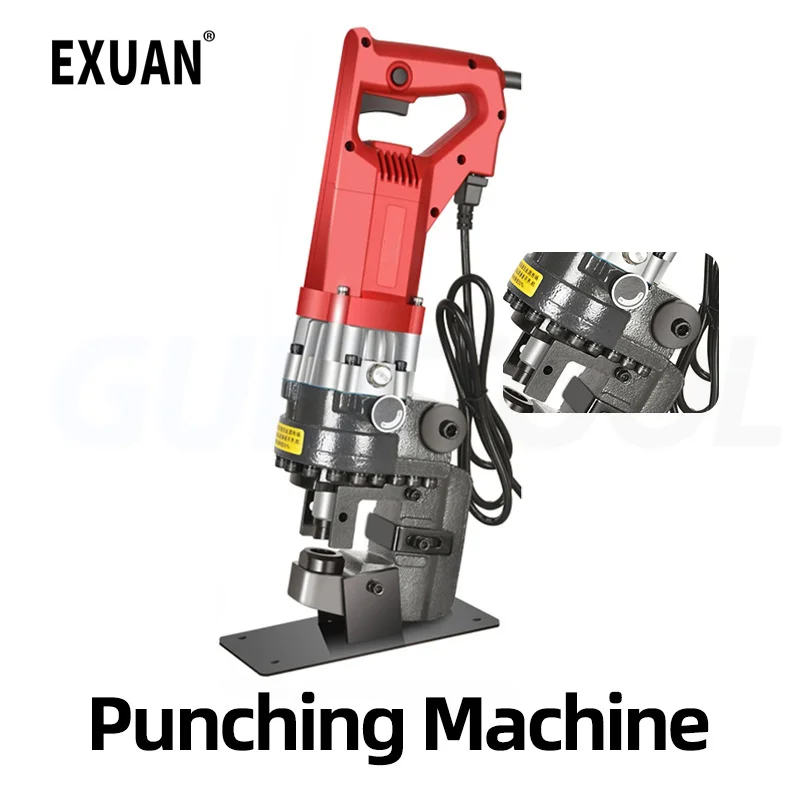 2200W-Electro-hydraulic-Punching-Machine-Angle-Channel-Steel-Small ...