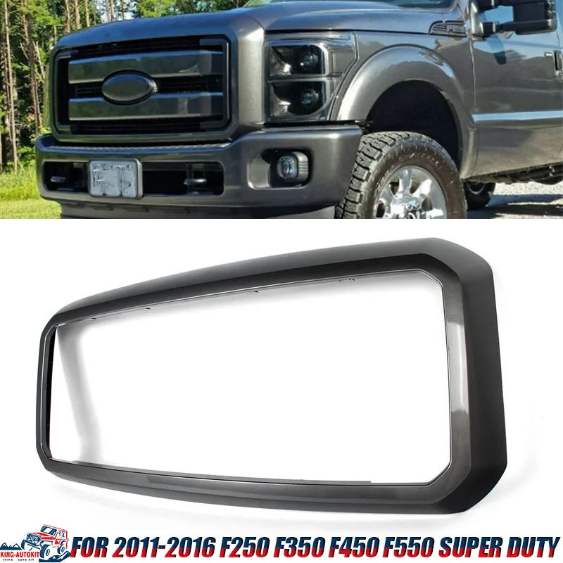 Front-Bumper-Racing-Grille-Frame-For-2011-2016-F250-F350-F450-F550 ...