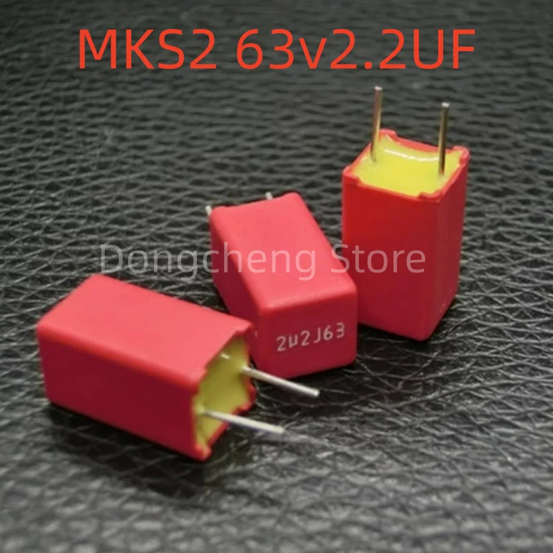 5PCS/20PCS/50PCS 100％ New Original WIMA MKS2 2.2UF 2U2 63V 63v2.2UF 5% ...