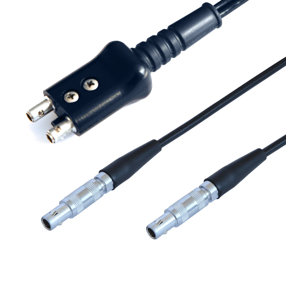 YUSHI NDT Ultrasonic Probe Cable Dual LEMO00
