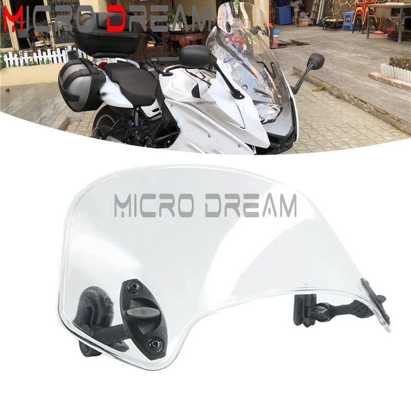 Motorcycle-Risen-Adjustable-Windscreen-Spoiler-Air-Deflector-For-BMW ...