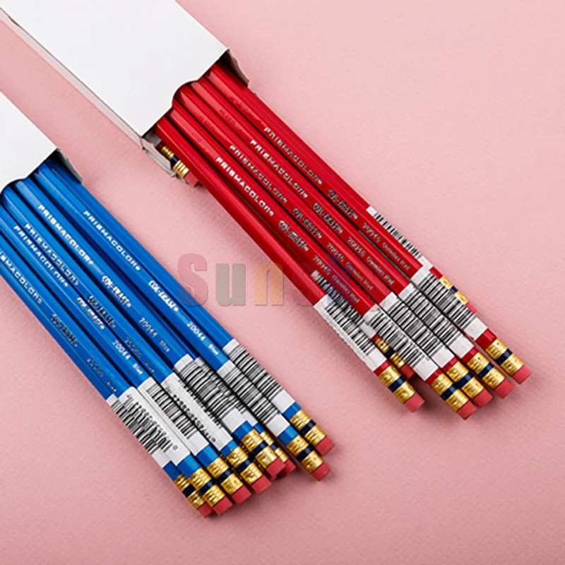 Prismacolor-l-pices-de-colores-borrables-Color-rojo-y-azul-c-mic ...