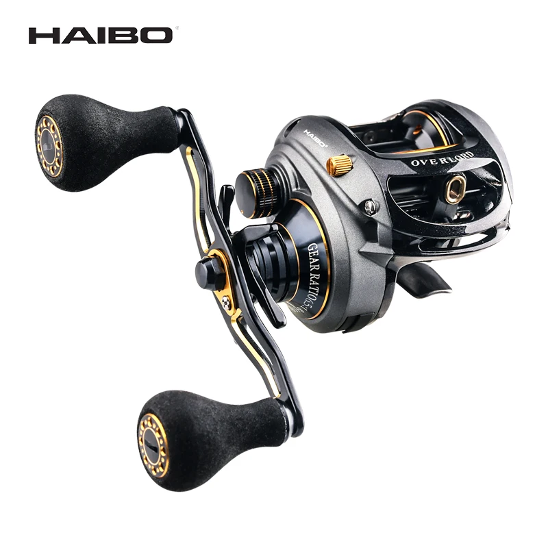 Haibo 2020 OVERLOAD Baitcasting Fishing Reel 8B+RB 5.4:1-7.1:1 ...