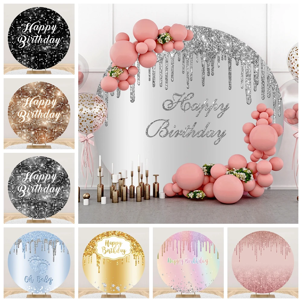 Cubierta-de-fondo-redonda-con-purpurina-luz-brillante-punto-Bokeh-Baby ...