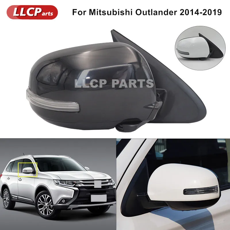 9PINS-For-Mitsubishi-Outlander-2014-2019-Car-Mirror-Exterior-Side ...