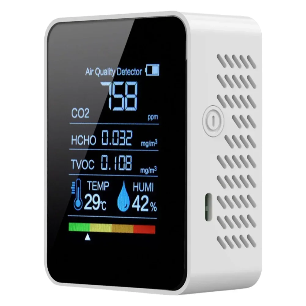 1pc-Air-Quality-Monitor-5-In-1-Indoor-Detector-Formaldehyde-HCHO-TVOC ...