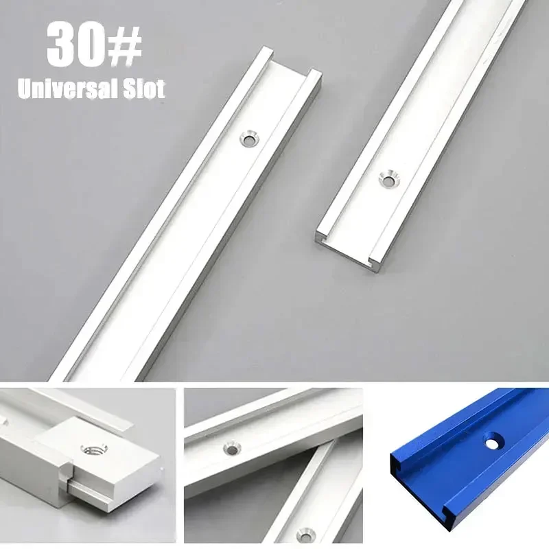 30-50cm-Woodworking-T-Track-T-slot-Slider-Aluminium-Miter-T-Track-Miter ...