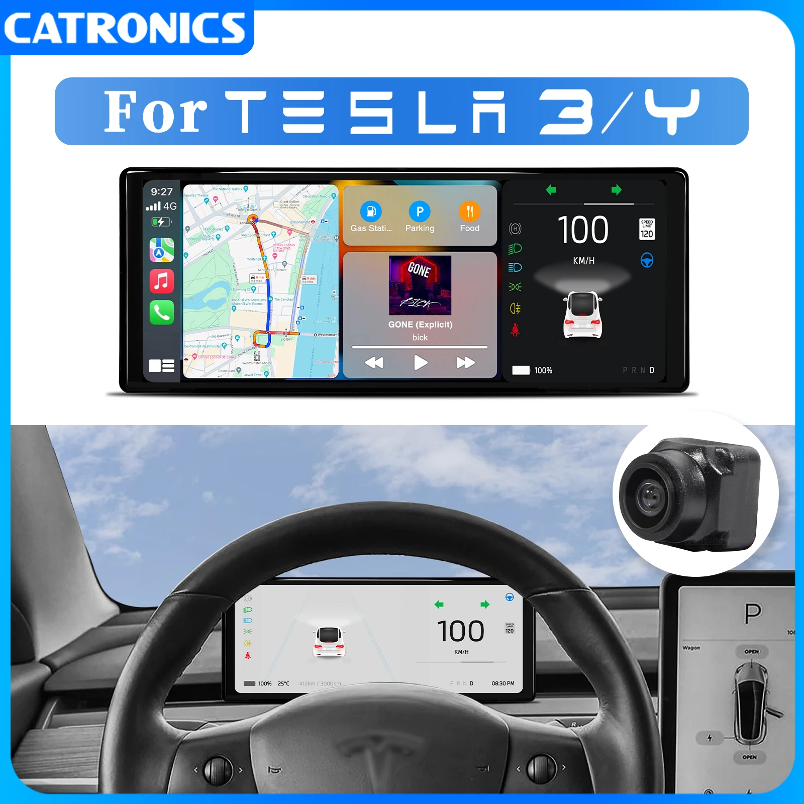 CATRONICS-10-inch-Tesla-Dashboard-with-Camera-for-Model-3-Y-2017-2024 ...