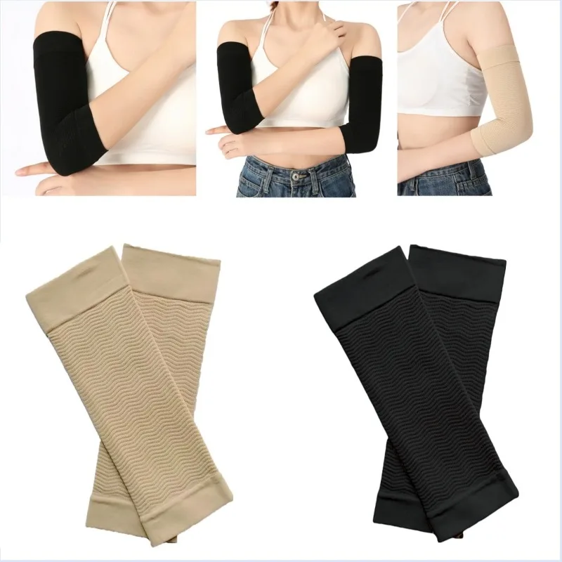 1-Pair-New-Slimming-Arm-Sleeves-Arm-Elastic-Compression-Arm-Shapers ...