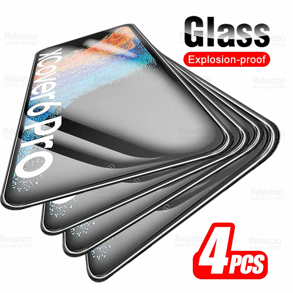 4pcs Tempered Glass For Samsung Galaxy Xcover6 Pro Screen Protector ...
