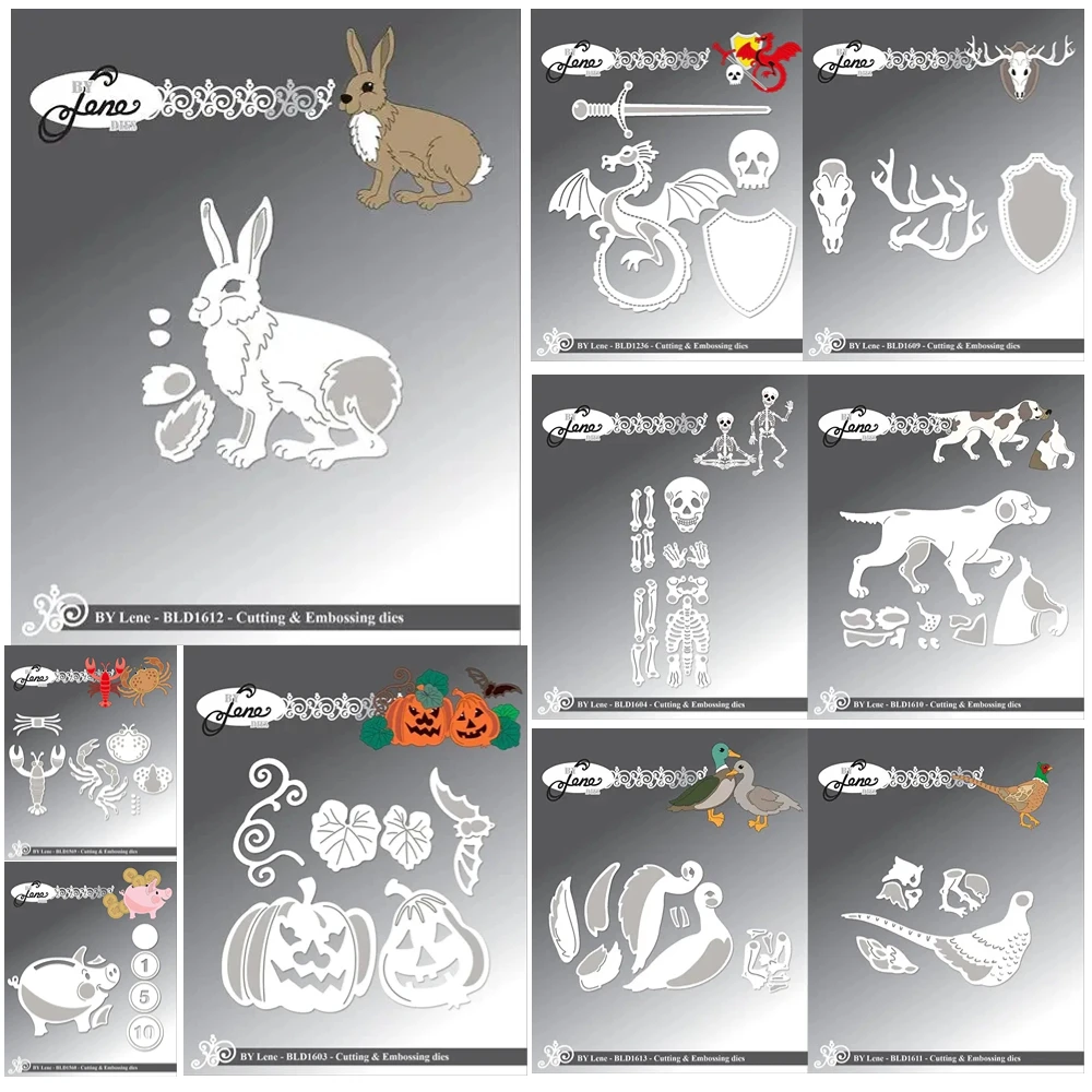 Halloween-skeleton-Metal-Cutting-Dies-Scrapbook-Diary-Decoration ...