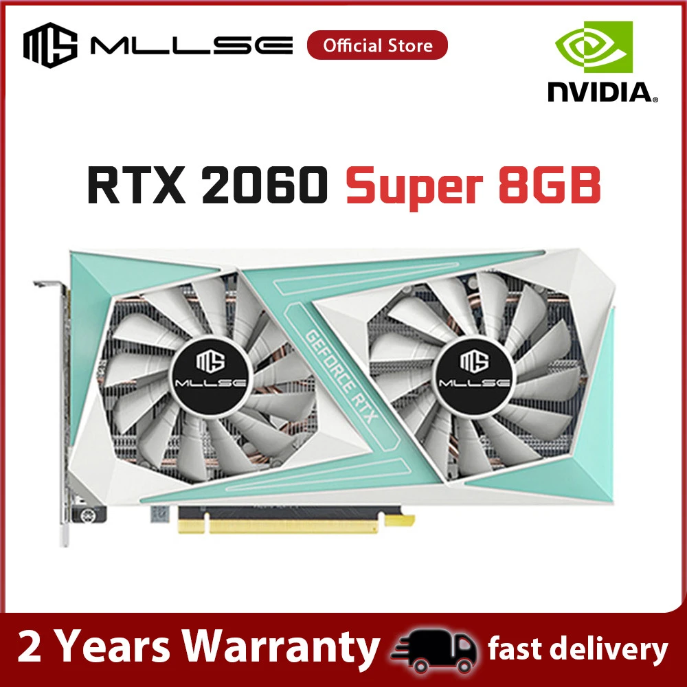 Mllse 100% rtx2060super 8gb placa gráfica gddr6 256bit pci express 3 ...