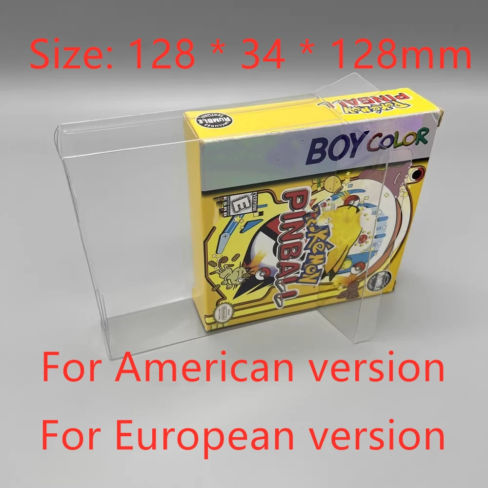 Transparent Box Protector For Pokémon Pinball: Ruby & Sapphire/GBC ...