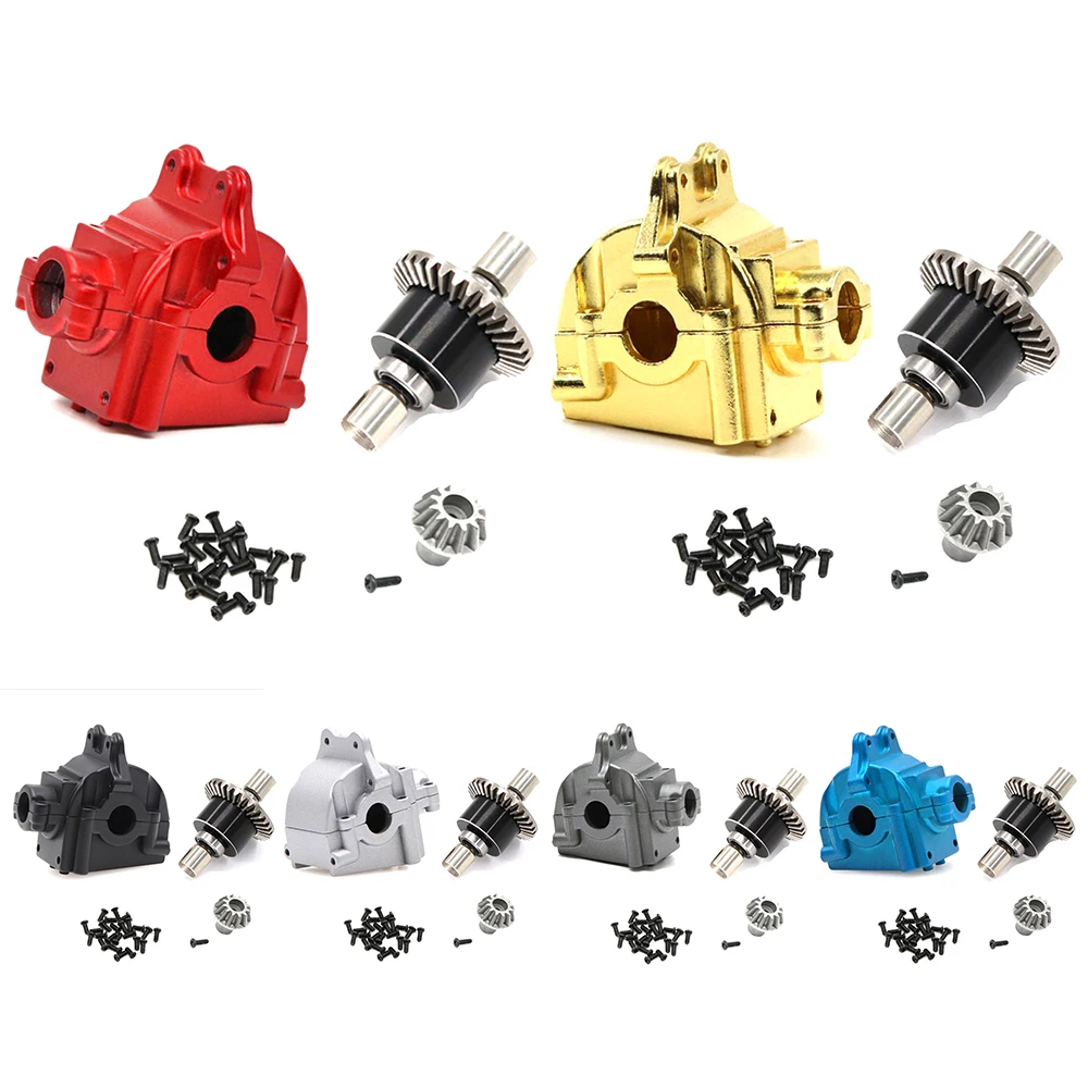 풀 메탈 기어 박스 웨이브 박스 및 차동 장치, Wltoys 144001 144002 124017 124016 124018 ...