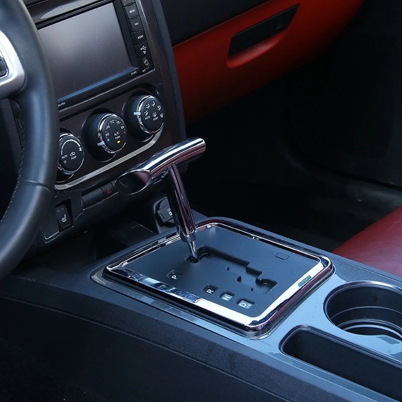 Aluminum Alloy T-Handle Shifter Shift Knob Gear Shift Lever For Dodge ...