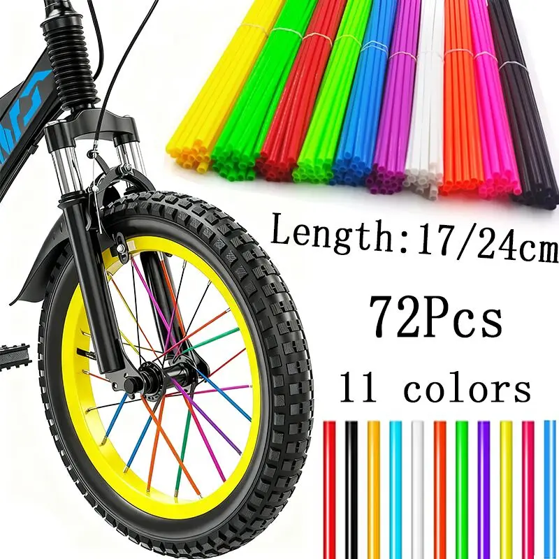 Motorcycle Wheel Spoked Protector 72pcs For Motocross Bicycle Bike ...
