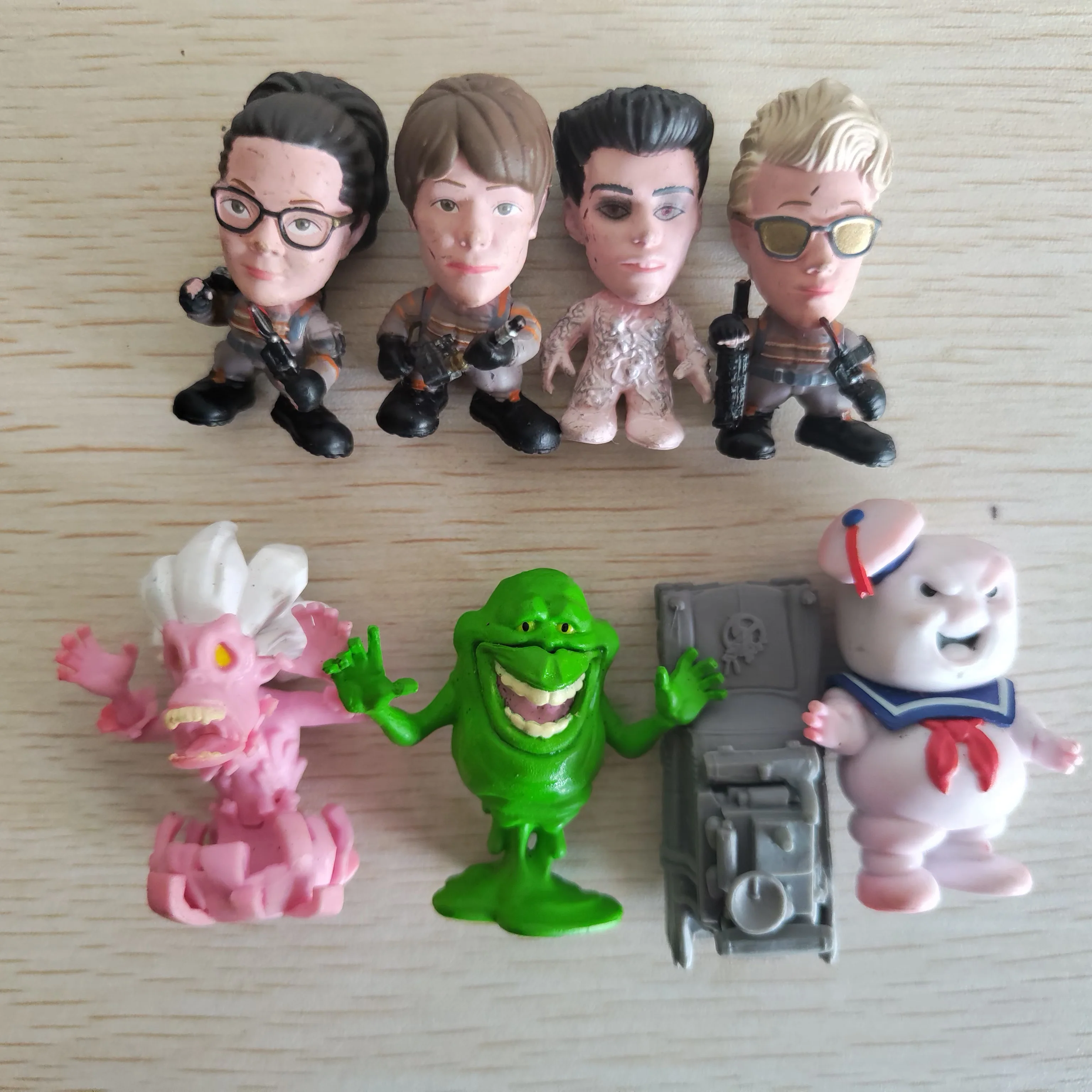 Lot-of-8pcs-Ghostbusters-Puff-Marshmallow-Gozer-Slimer-Vehicle ...