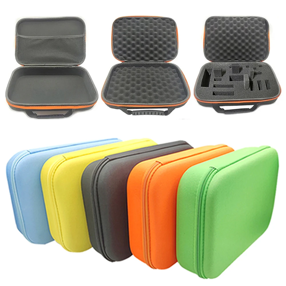 Hard Storage Case DIY Foam Travel Zipper Bag Carry Case For Outdoor ...