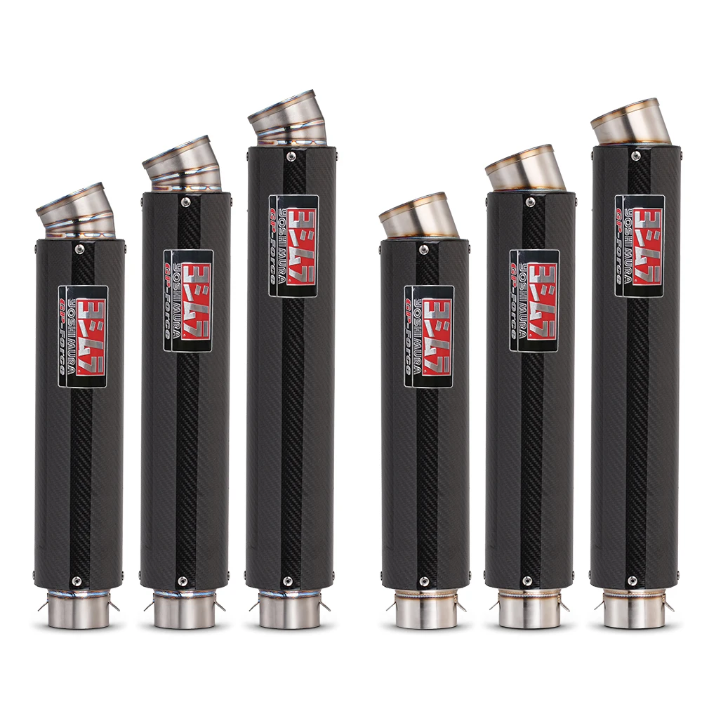 motorcycle-universal-racing-exhaust-muffler-Titanium-Stainless-steel ...