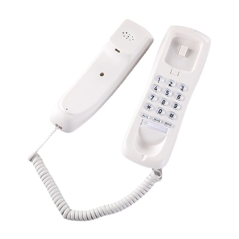 P82F-HCD3588-Mini-Telephone-Wall-Mount-Caller-ID-Telephone-Wall-Phone ...