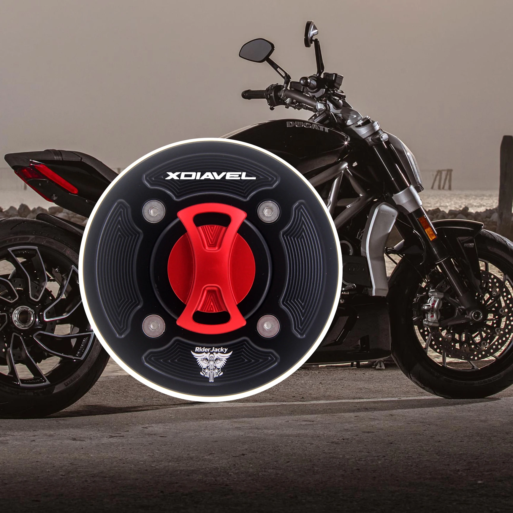 RiderJacky® For Ducati XDIAVEL/ X-DIAVEL S 2016 2017 2018 2019 2020 ...