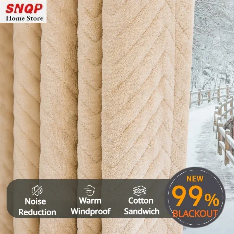 Winter-Thickened-Windproof-Warm-Plush-Cold-proof-Cotton-Flannel ...