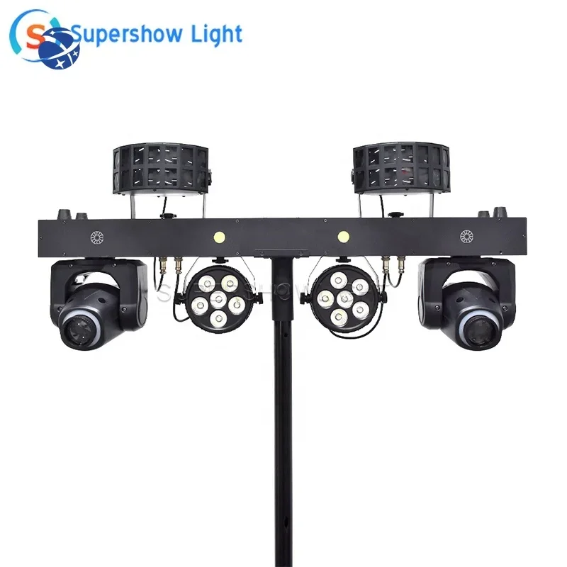 Supershow-portable-dj-light-set-with-stand-dj-equipment-disco-party-gig ...