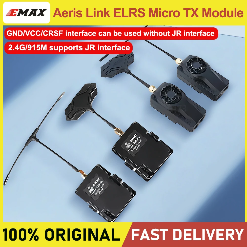 EMAX Aeris Link ExpressLRS ELRS Micro TX Module 2.4G 915MHz With OLED ...
