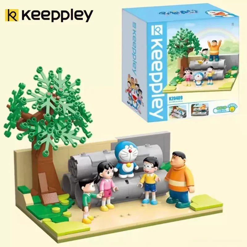 Keeppley-Anime-Doraemon-Cement-Pipe-Open-Space-Assembled-Building ...
