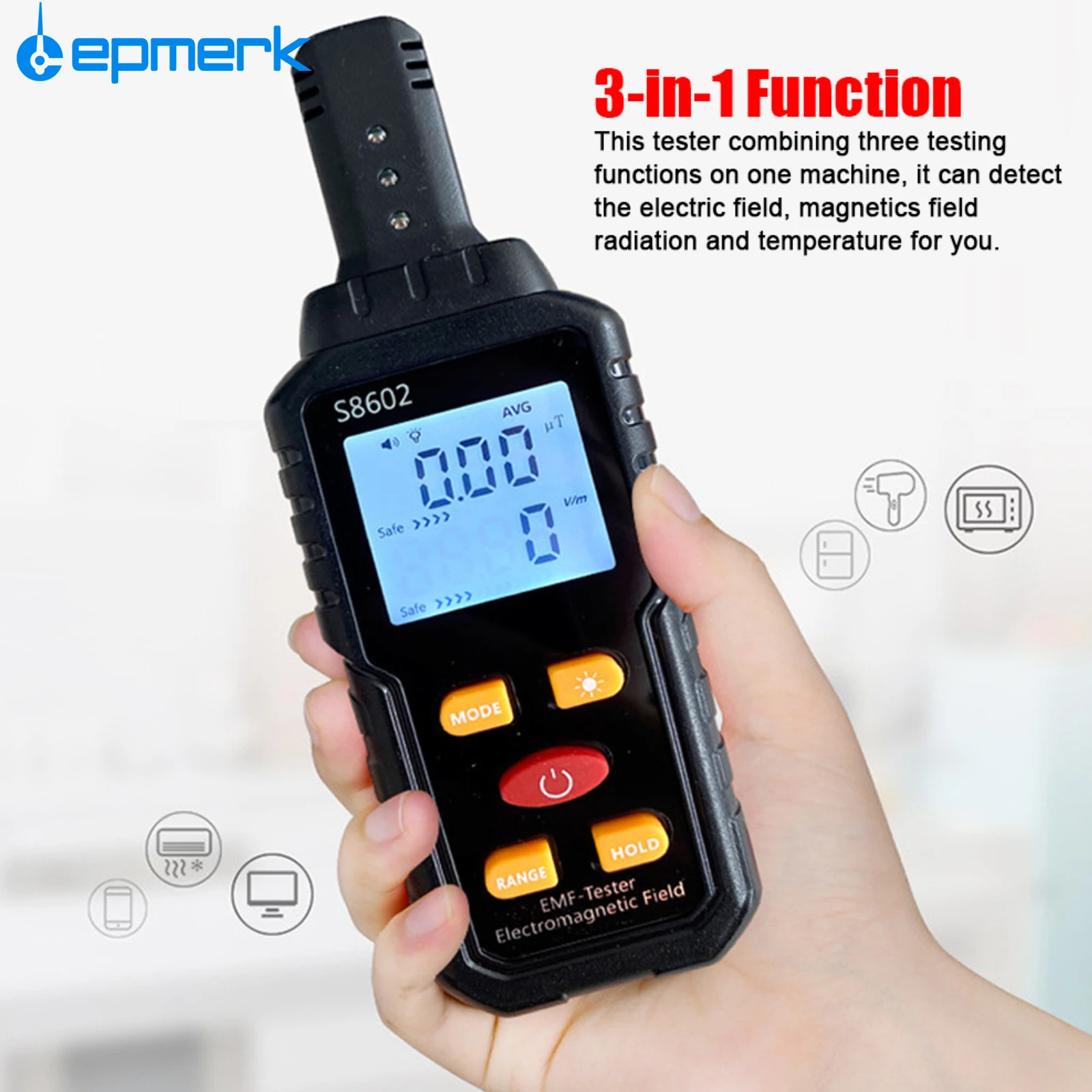 3-in-1-EMF-Meter-Radia-Frequency-Meter-Radiation-Detector ...