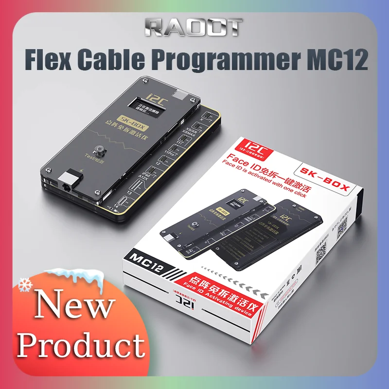 I2c-SK-BOX-Dot-Matrix-Flex-Cable-Programmer-MC12-for-IPhone-X-XR-XS-11 ...