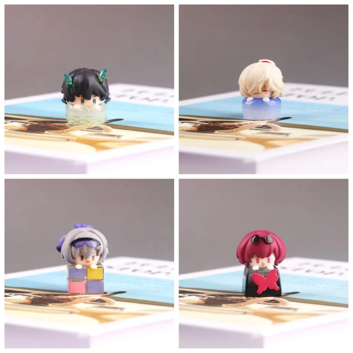 Honkai：Star Rail Cute Cartoon Keycap Dan Heng Kafka Jing Yuan Resin ...