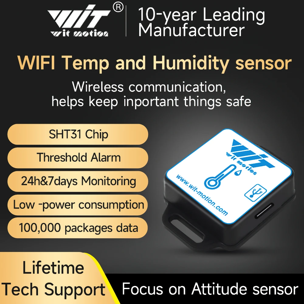 WIT-WWS01-Wireless-Temperature-and-humidity-sensor-for-PC-Android-Cloud ...